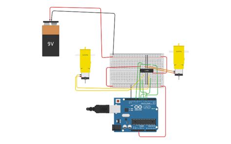 Circuit Design Robotsample Tinkercad