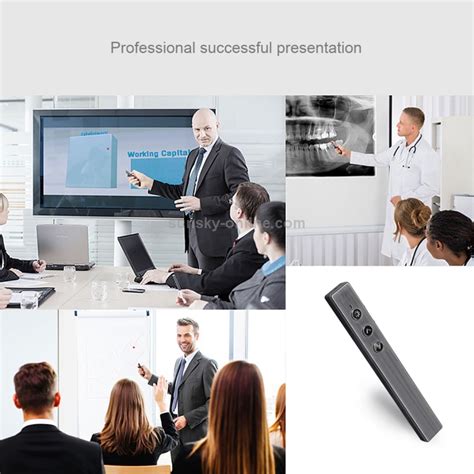 Pr 20 무선 발표자 Powerpoint Ppt 리모콘 프레젠테이션 원격 제어 펜 레이저 포인터 에어 마우스 기능이있는 플립 펜