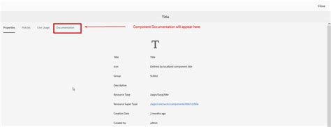 Adding Documentation For Aem Components By Suraj Kamdi Aug 2021