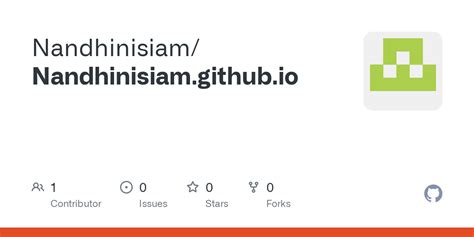 GitHub Nandhinisiam Nandhinisiam Github Io