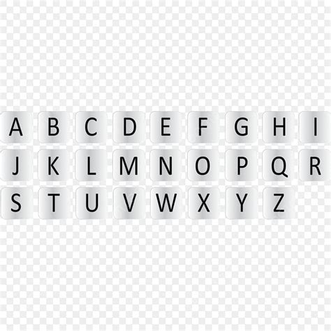 Keyboard Key Vector Hd Images Keyboard Key A To Z Keyboard Key A To Z Abc PNG Image For Free