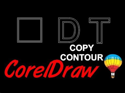 Corel Draw Tips Tricks COPY Contour YouTube