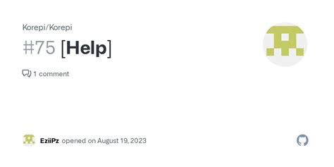 [help] · issue 75 · korepi korepi · github