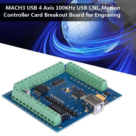 Getuscart Garosa Mach3 Motion Card Mach3 Usb 4 Axis 100khz Usb Cnc