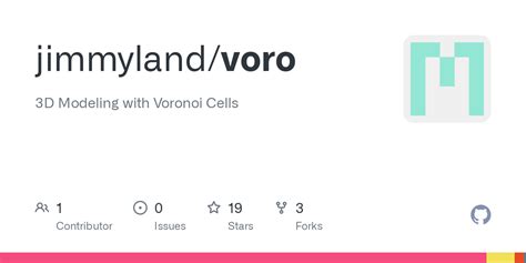 Github Jimmylandvoro 3d Modeling With Voronoi Cells