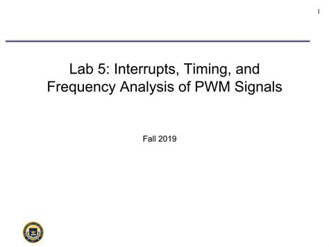 Pdf Lab 5 Interrupts Timing And Frequency Analysis Of Pwm Signals