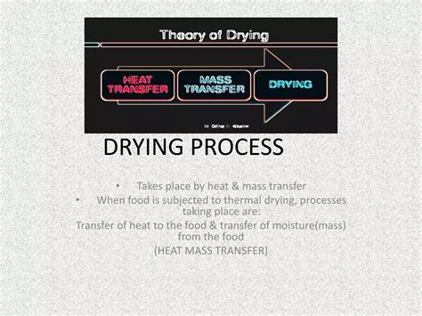 Theory Of Dryingfood Engineering Pptx