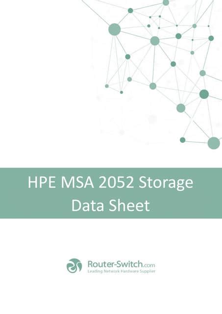 Hpe Msa 2052 Storage Datasheet Pdf Hpe Msa 2052 Storage Datasheet Pdf