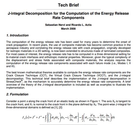 J Integral Decomposition Technical Brief Esrd