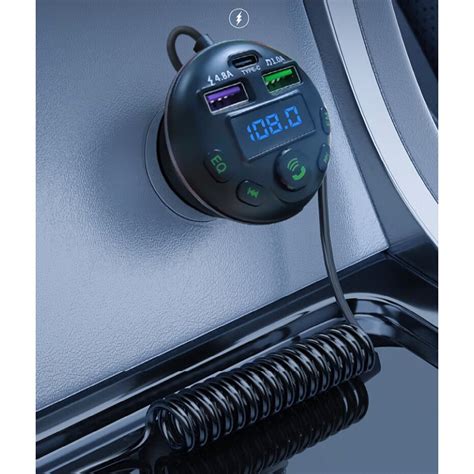 Modulator Fm Bluetooth Adaptor Incarcator Auto Cu Fire Pentru Incarcare Telefon EMAG Ro