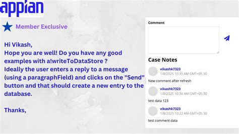 Awriterecords Add Comment From Summary Add Comment From Interface Appian Tutorial Youtube
