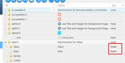 create folder on admin objects · issue 577 · iobroker iobroker admin