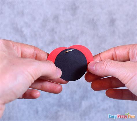 3d Paper Ladybug Craft Easy Peasy And Fun