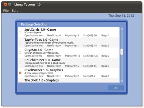 linux tycoon linux distro building simulator game