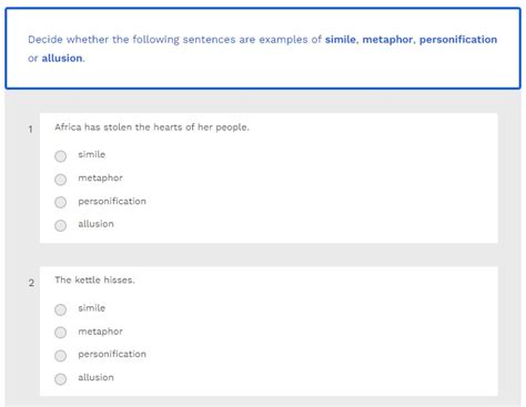 Simile Metaphor Personification Allusion Archives • Digibook