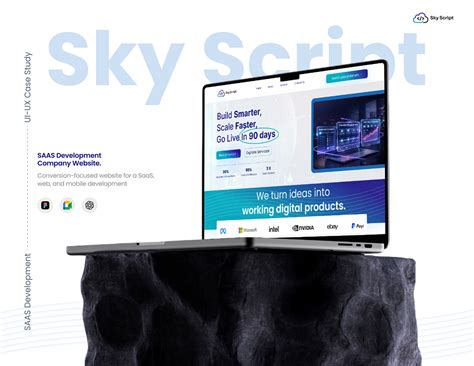 Sky Script Saas Development Website Behance