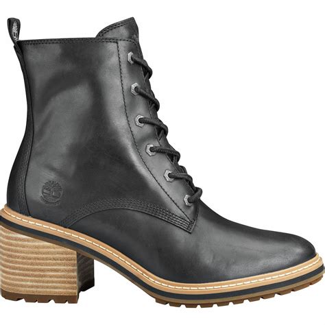 Timberland Sienna High Wp Side Zip Lace Up Boot Womens Footwear