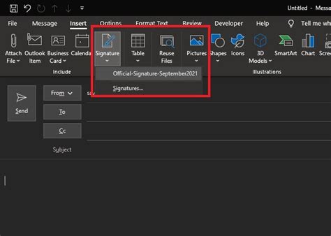 How To Add A Signature In Outlook Make Tech Easier