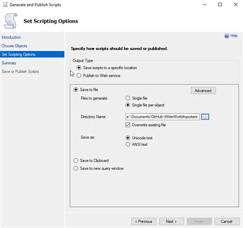 Scripting All Objects From SSMS In To A VCS SQLServerCentral