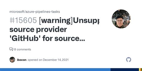 Warning Unsupported Source Provider Github For Source Indexing