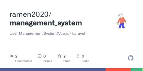 Github Ramen Management System User Management System Vue Js Laravel