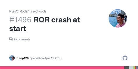 ror crash at start · issue 1496 · rigsofrods rigs of rods · github