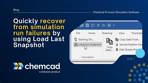 Quickly Recover From Simulation Run Failures By Using Load Last Snapshot
