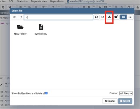 import data from local to postgresql and pgadmin4 running on docker