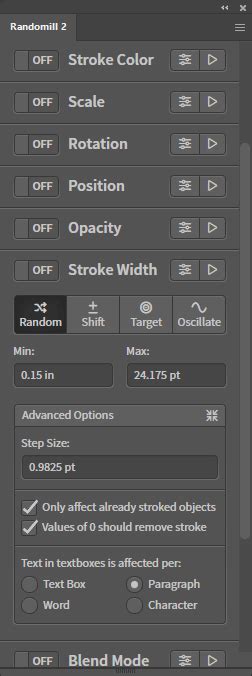 randomize stroke width script for adobe illustrator