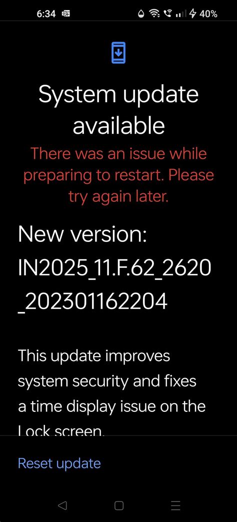 Help Please My 8 Pro Will Not Allow Me To Update To The New System