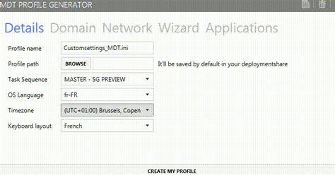 powershell tool mdt profile generator syst and deploy