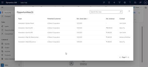 View Microsoft Dynamics 365 Crm Record Relationships In Tabular Read