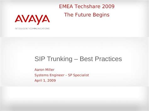 Ppt Sip Trunking Best Practices Dokumentips