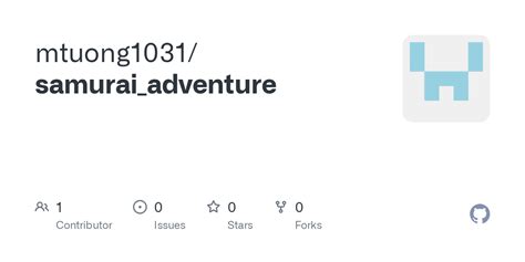Github Mtuong1031samuraiadventure