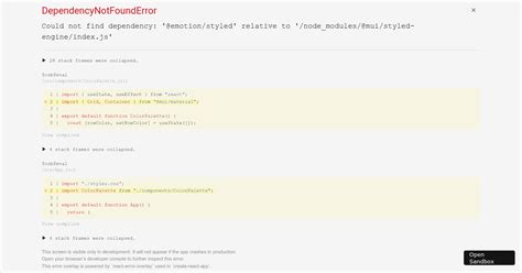Color Palette Generator Codesandbox