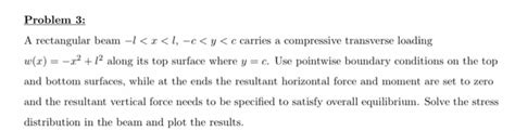 Solved Problem A Rectangular Beam Chegg