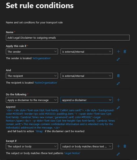 How To Add Email Disclaimer In Office 365 Active Directory Pro