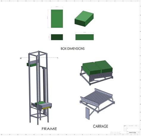 Modeling A Pneumatic Box Lifter