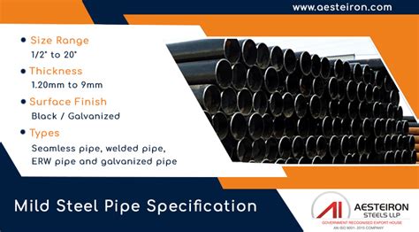 Mild Steel Pipe Ms Seamless Pipe Classification And Application