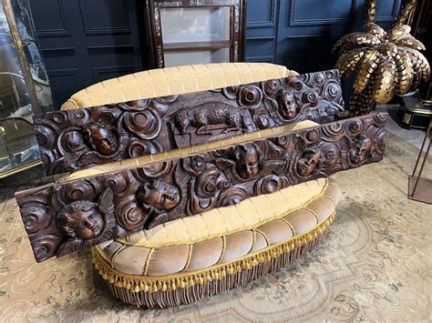 Proantic Pair Of 17th Century Oak Elements