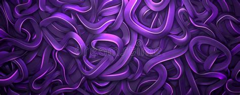 A Vibrant Violet Background With A Pattern Of Interlocking Lines