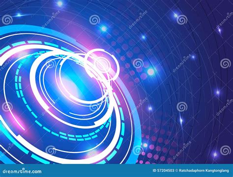 Abstract Technology Digital Background Stock Illustration Illustration Of Fluorescence