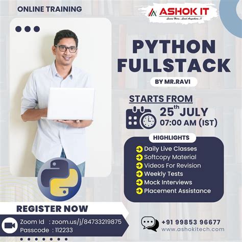 Ashok It On Linkedin Pythonfullstack Fullstackdevelopment