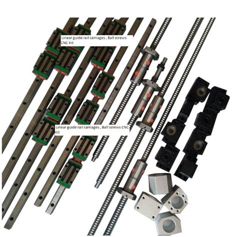 Mm HIWIN Linear Guide Rail Carriages Ball Screws With DOUBLE BALLNUT For CNC