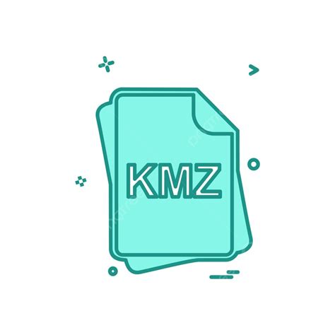 File Types Vector Hd Png Images Kmz File Type Icon Design Vector