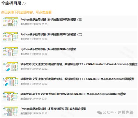python轴承故障诊断 多尺度特征交叉注意力融合模型 故障诊断 多源数据融合 pytorch csdn博客