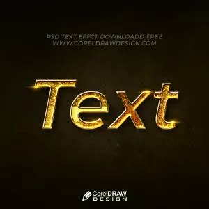 How To Create Gold Text In Corel Draw