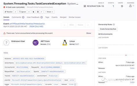 net core 集成 sentry 进行异常报警 墨天轮