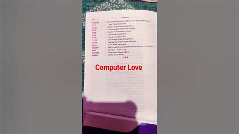 computer related full form youtube