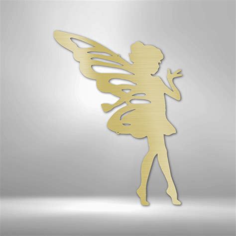 Sassy Pixie Steel Sign Laser Cut Powder Coated Home And Office Metal Wall